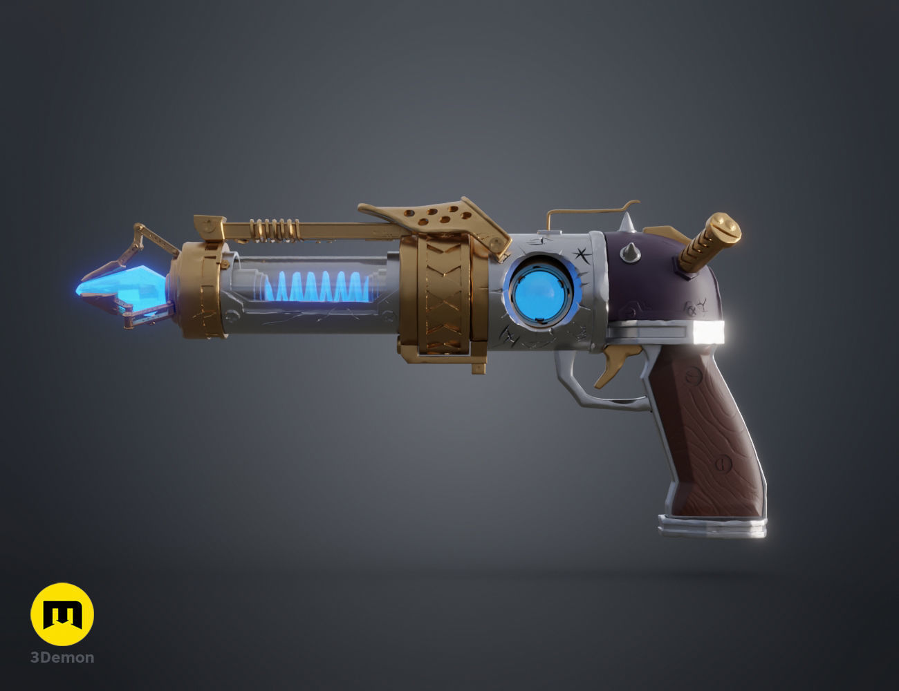 Jinx Arcane season 2 Blaster 3D model 3D printable | CGTrader