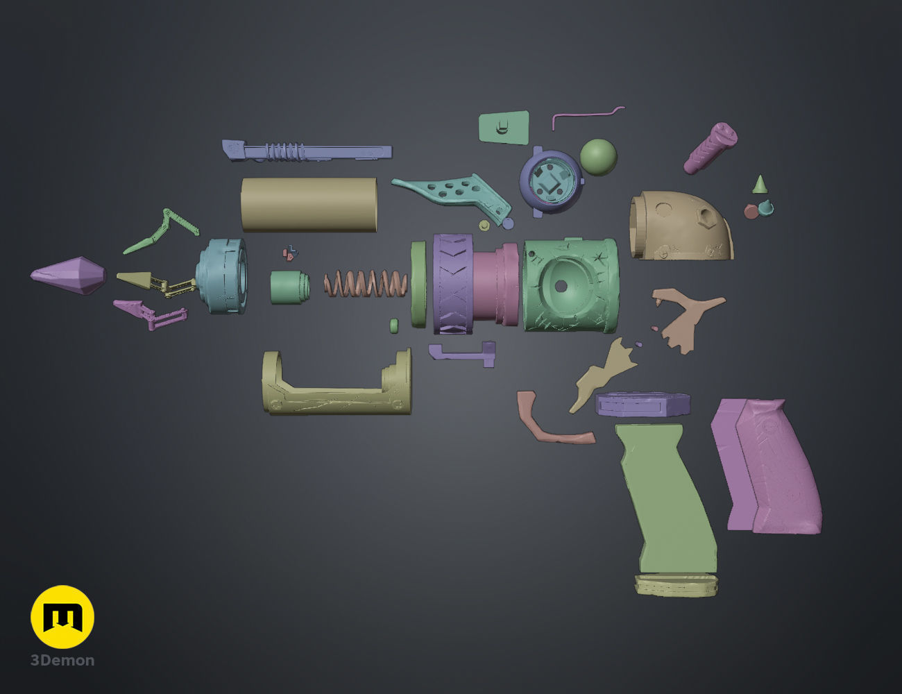 Jinx Arcane season 2 Blaster 3D model 3D printable | CGTrader