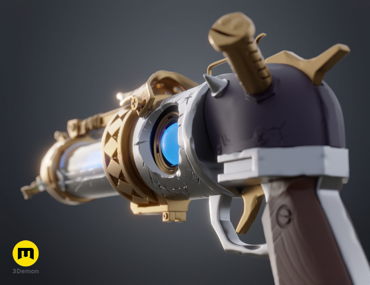 Jinx Arcane season 2 Blaster 3D model 3D printable | CGTrader