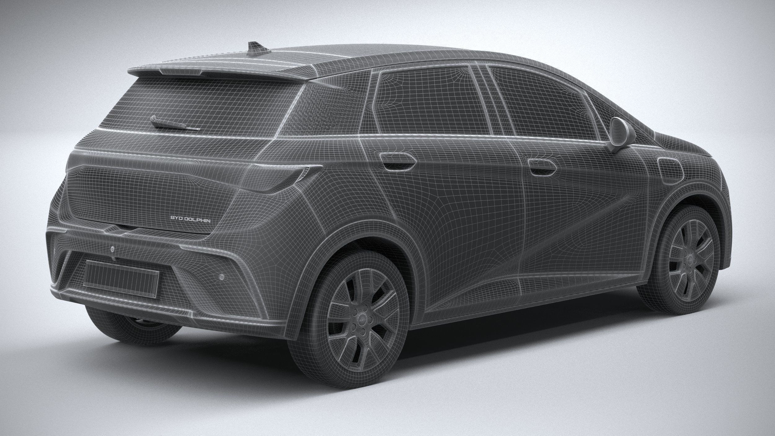 BYD Dolphin 2025 3D model | CGTrader