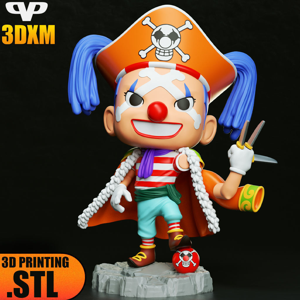 Buggy Chibi STL for 3D Printing ChibiSTL 3DXM 3D model 3D printable ...