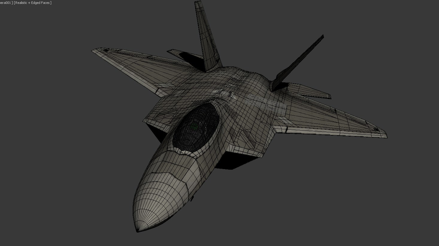F-22 Raptor with Pilot 3D Model MAX | CGTrader.com