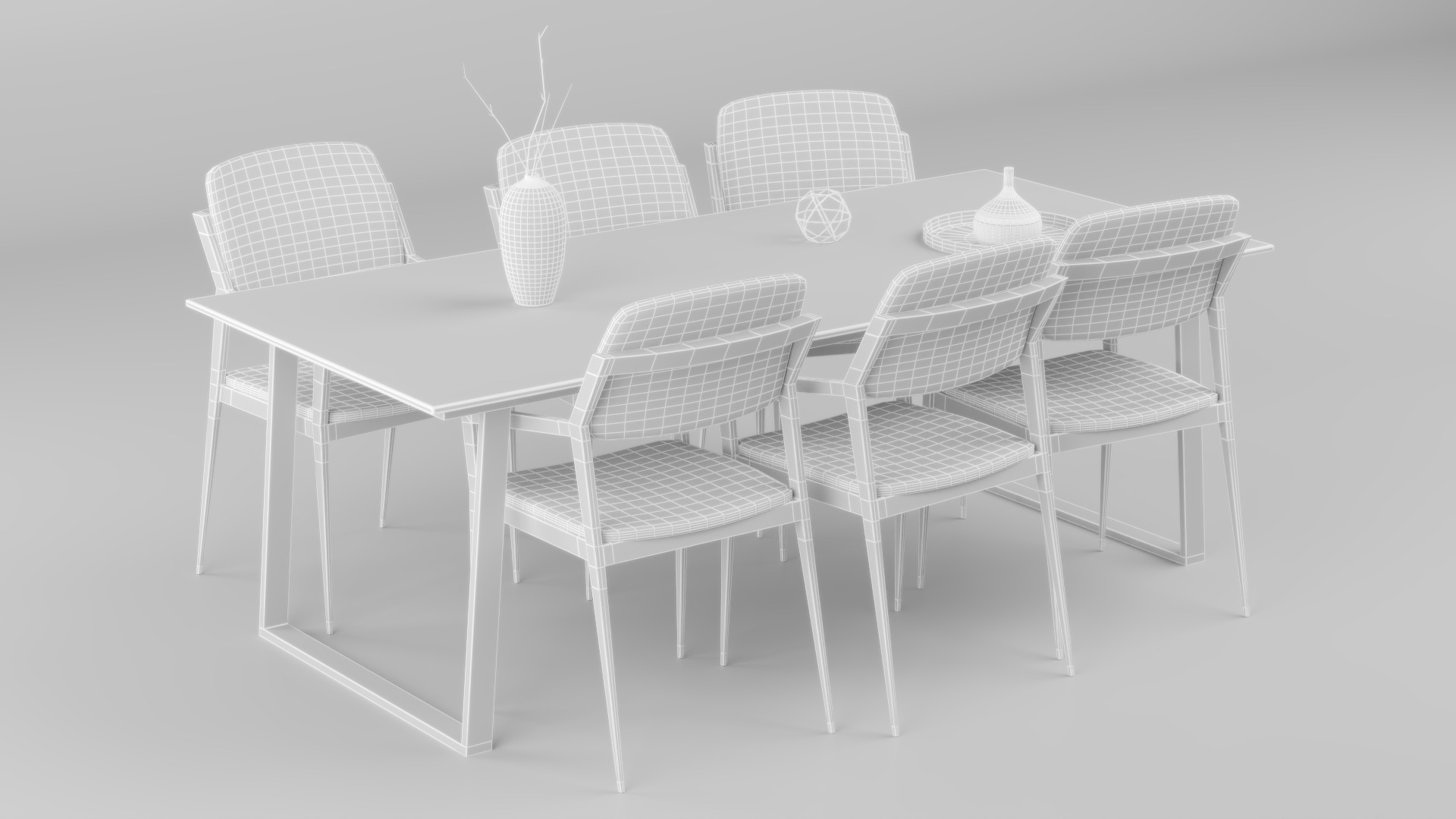 Dining Table amir3design free 3D model | CGTrader