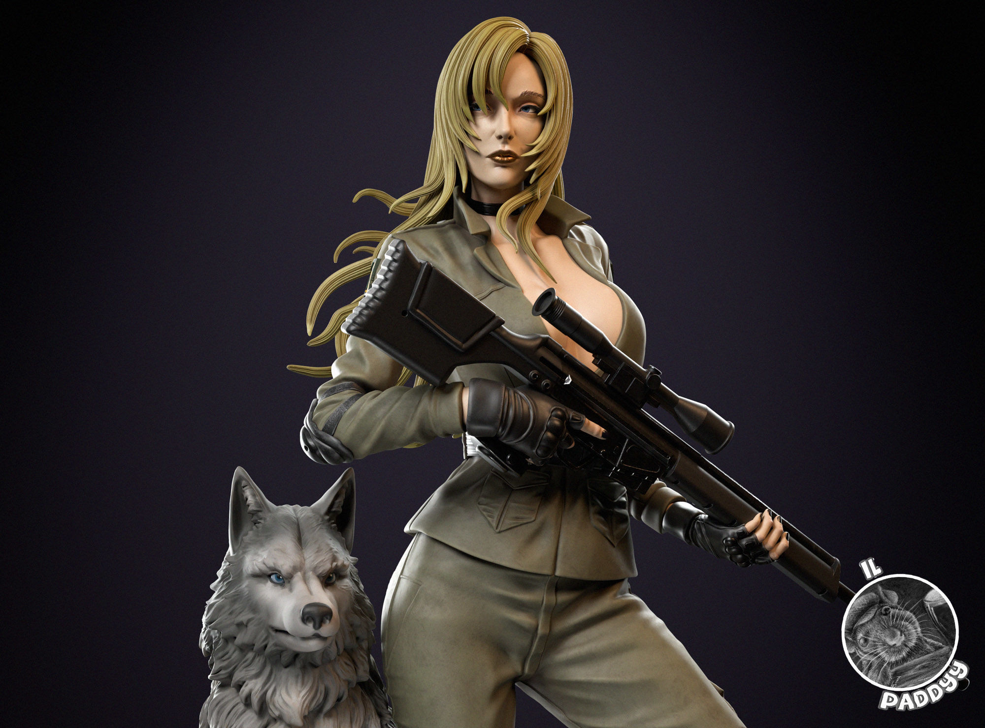 Sniper Wolf FanArt 3D model 3D printable | CGTrader
