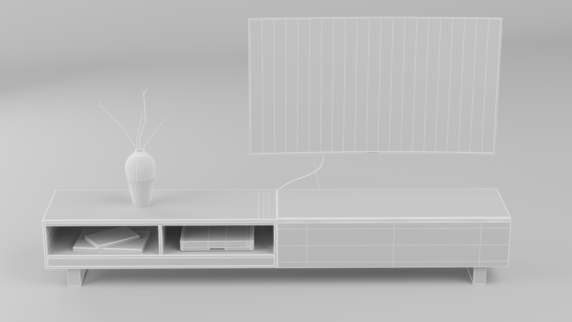 TV Set amir3design free 3D model | CGTrader