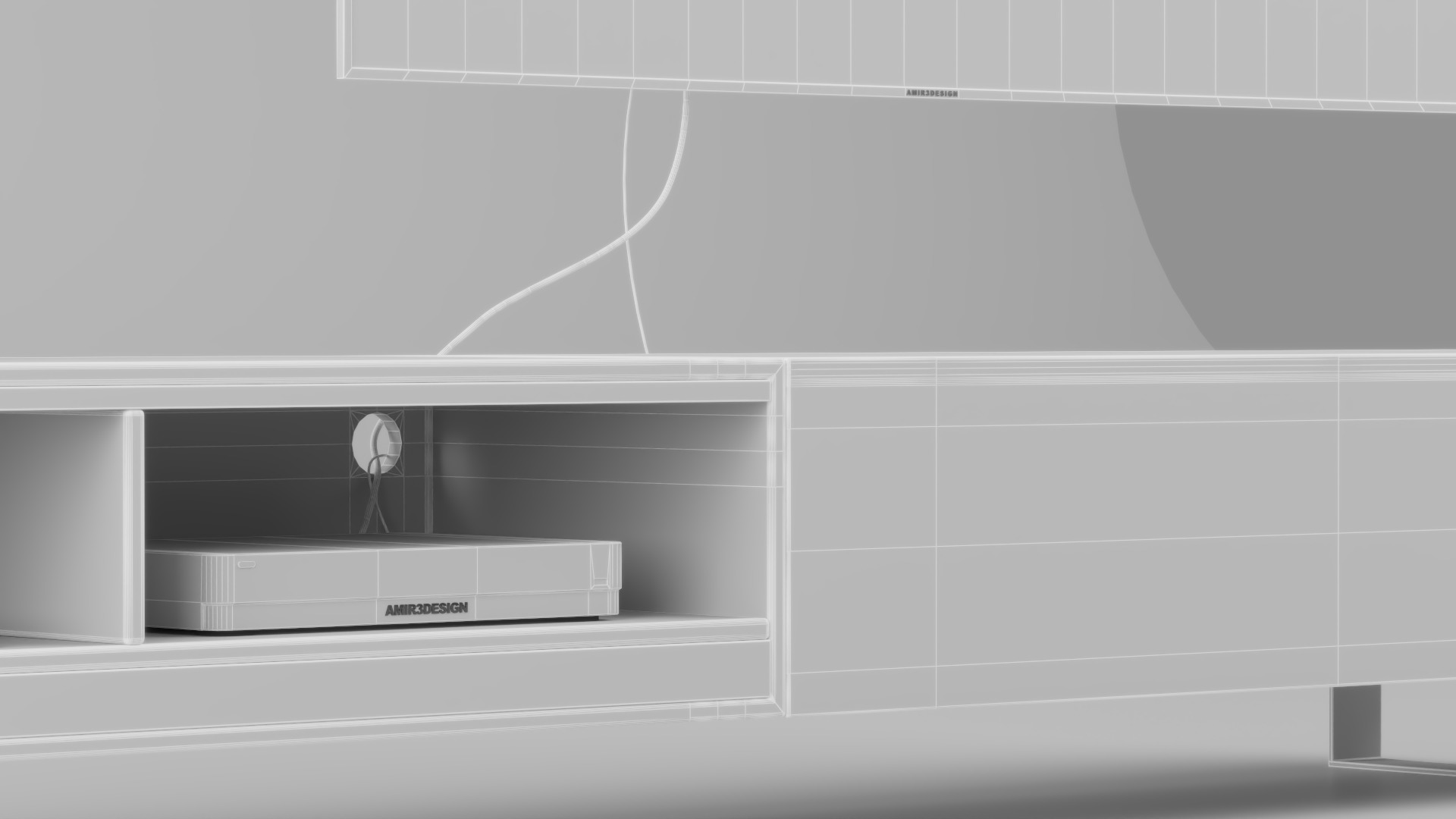 TV Set amir3design free 3D model | CGTrader