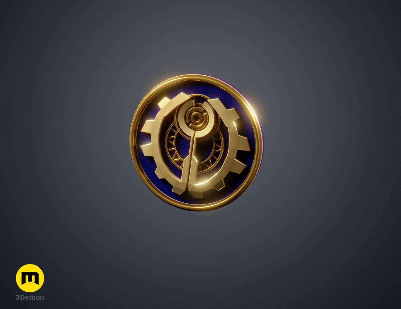 Piltover enforcer badge Arcane free 3D model 3D printable | CGTrader