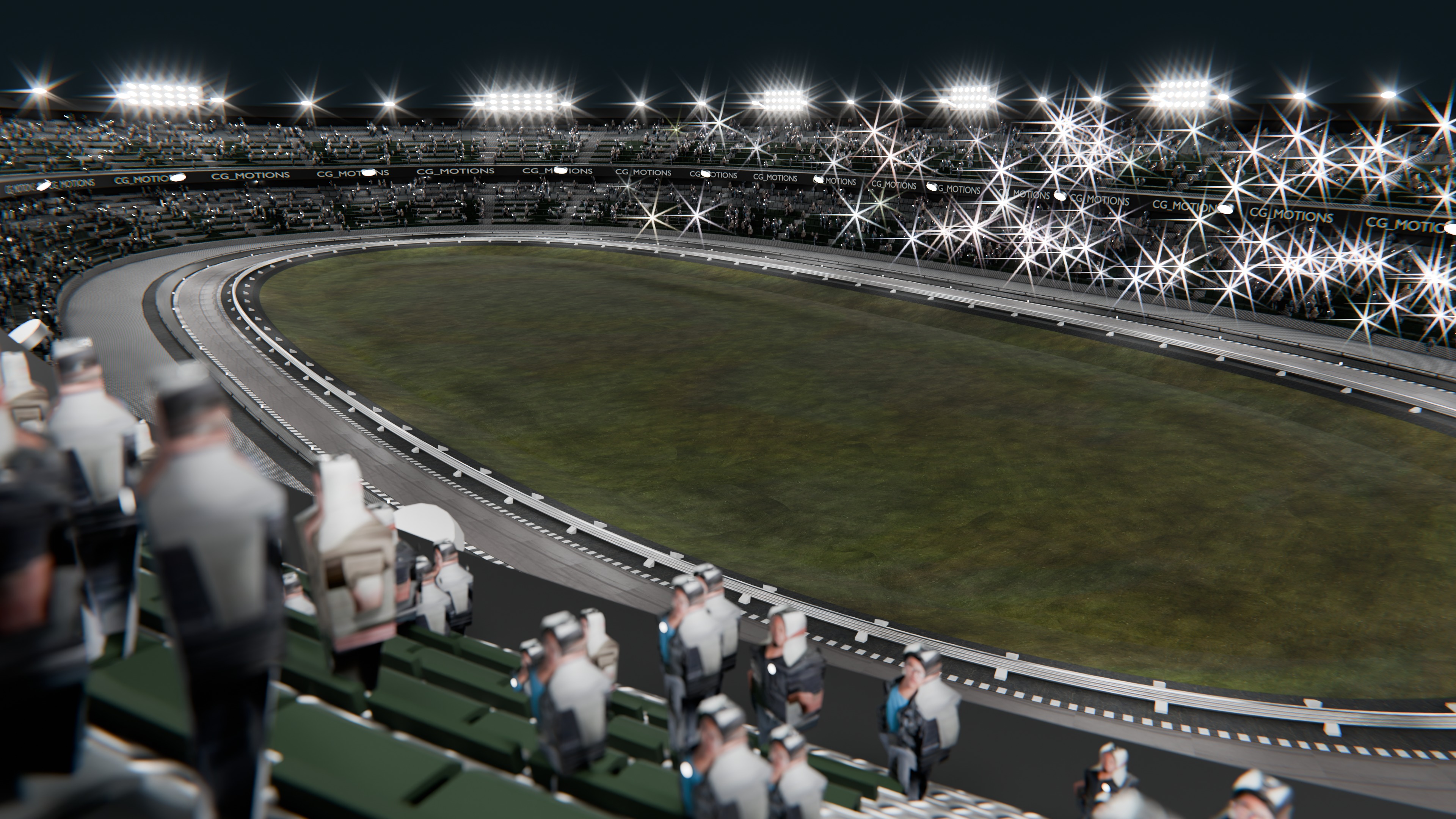 Cinematic Race Track 3D model | CGTrader