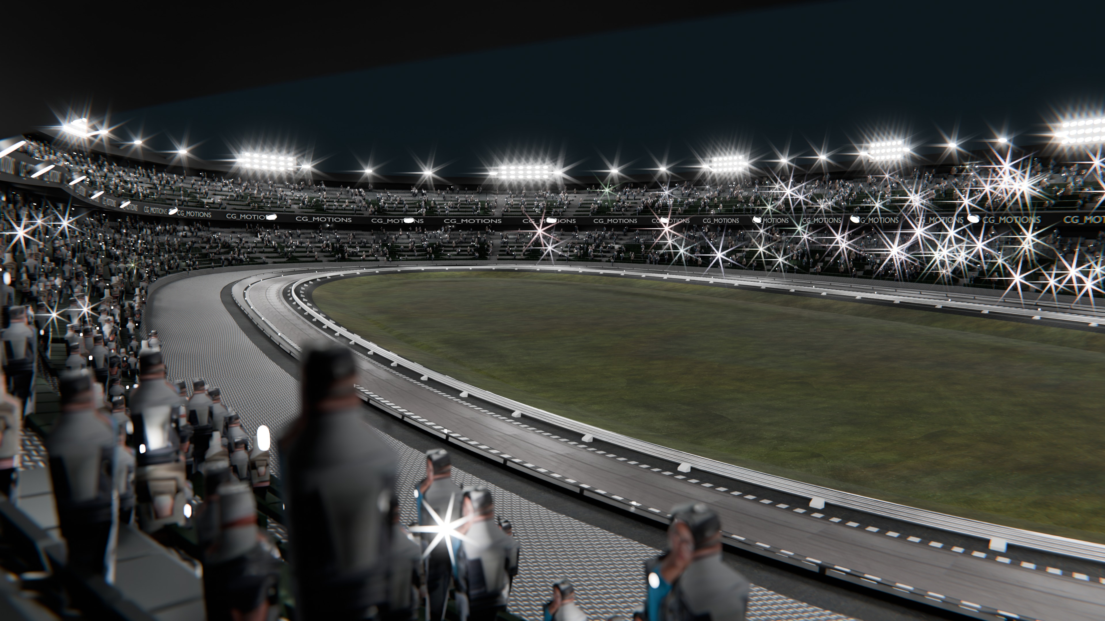 Cinematic Race Track 3D model | CGTrader