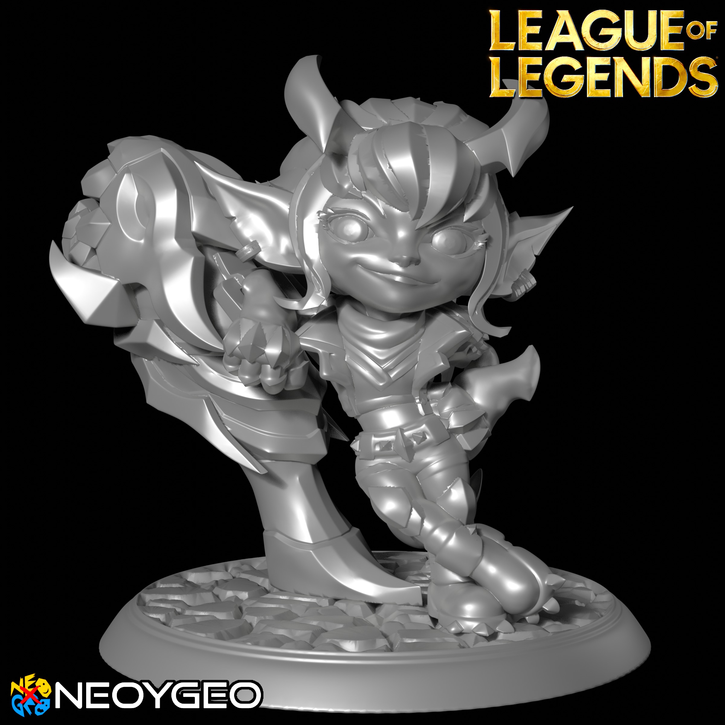 TRISTANA LITTLE DEMON - LEAGUE OF LEGENDS 3D model 3D printable | CGTrader