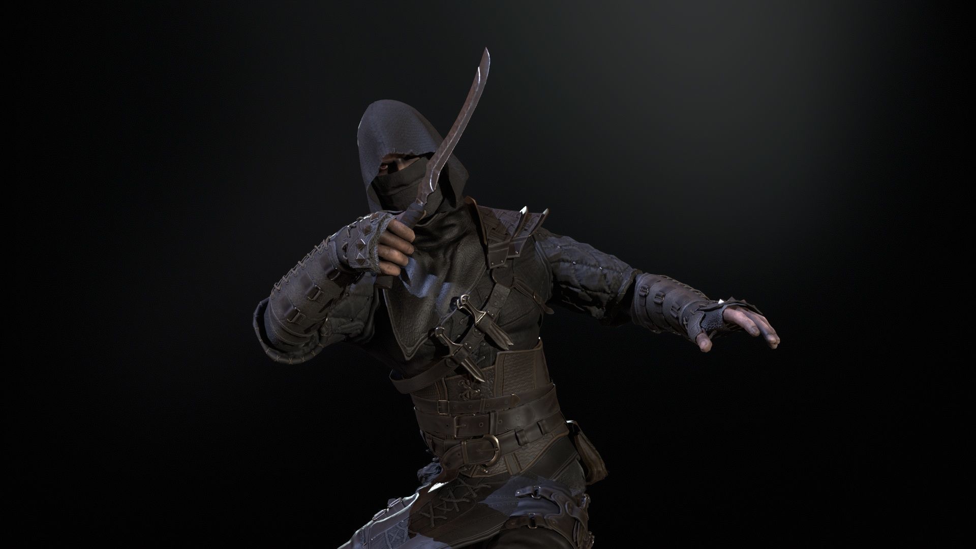 3D model Thief for Starter Pack VR / AR / low-poly | CGTrader