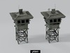 Military Base Kitbash set with over 50 Buildings and Assets 3D model ...