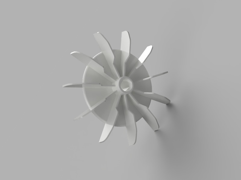 Engine Turbine Rotor free 3D model 3D printable | CGTrader