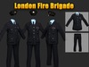 3D model 3D Model Collection of Modern London Fire Brigade Formal ...