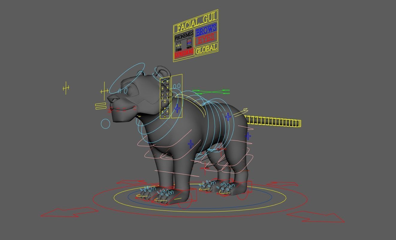 Shere Khan Mufasa - The Lion King Rigged 3D model rigged | CGTrader