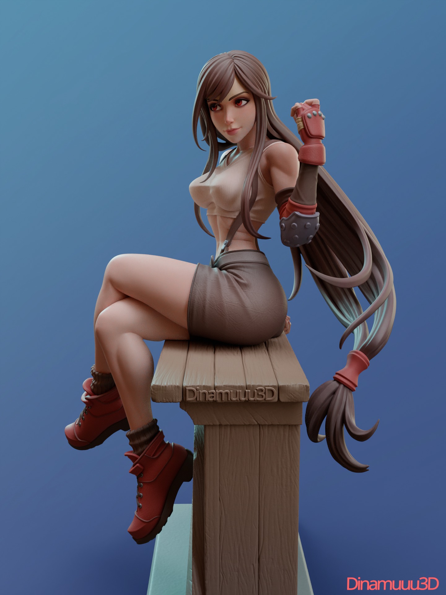 Tifa Multi Version STL SFW NSFW 3D model 3D printable | CGTrader