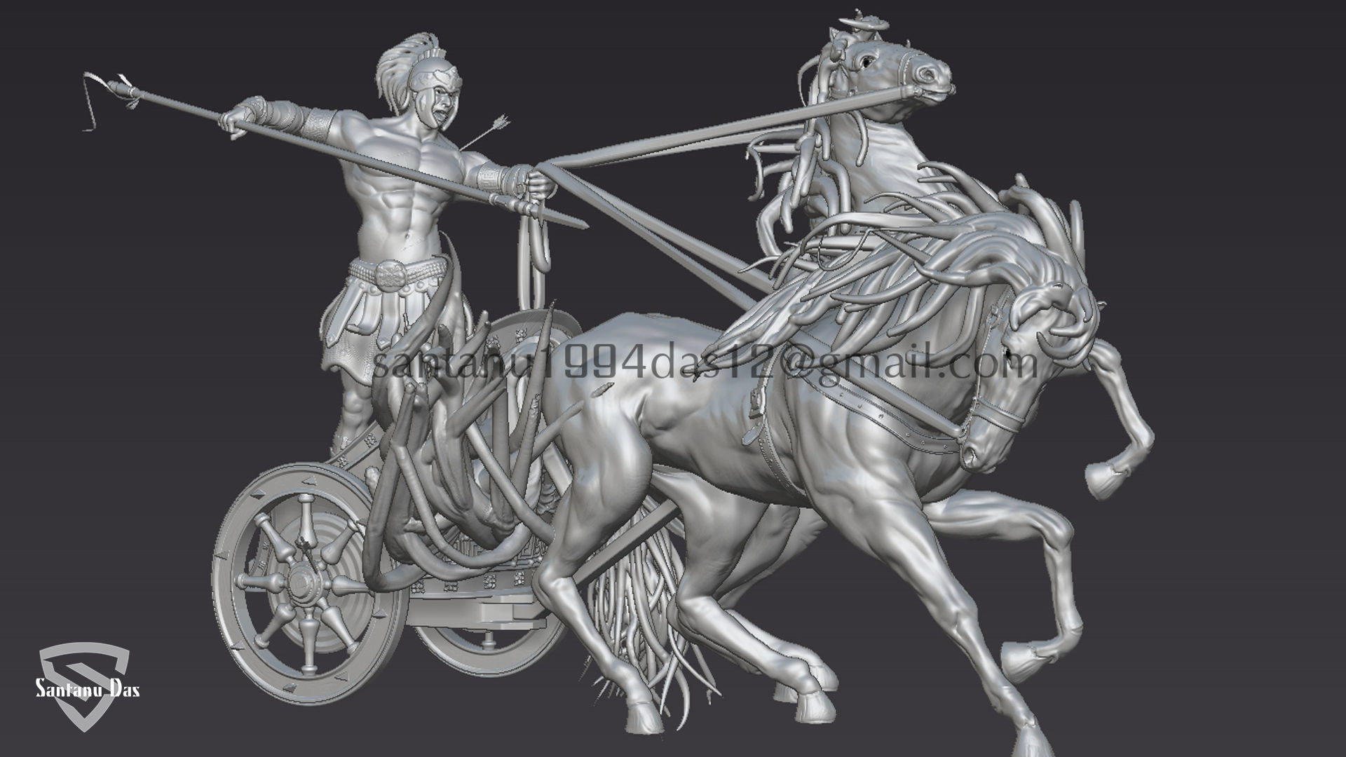Roman Warrior 3d Print Model 3D model 3D printable | CGTrader
