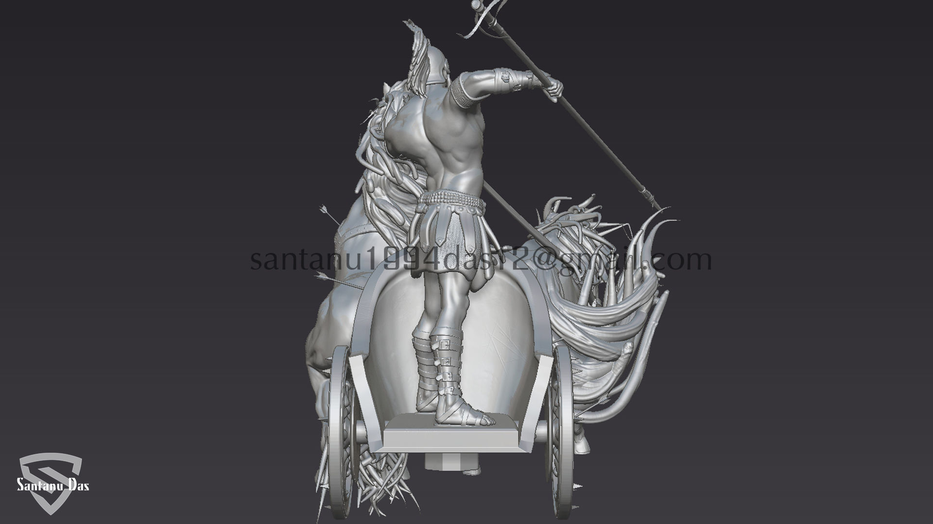 Roman Warrior 3d Print Model 3D model 3D printable | CGTrader