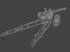 3D model Type 89 15 cm cannon VR / AR / low-poly | CGTrader