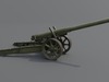 3D model Type 89 15 cm cannon VR / AR / low-poly | CGTrader