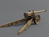 3D model Type 89 15 cm cannon VR / AR / low-poly | CGTrader