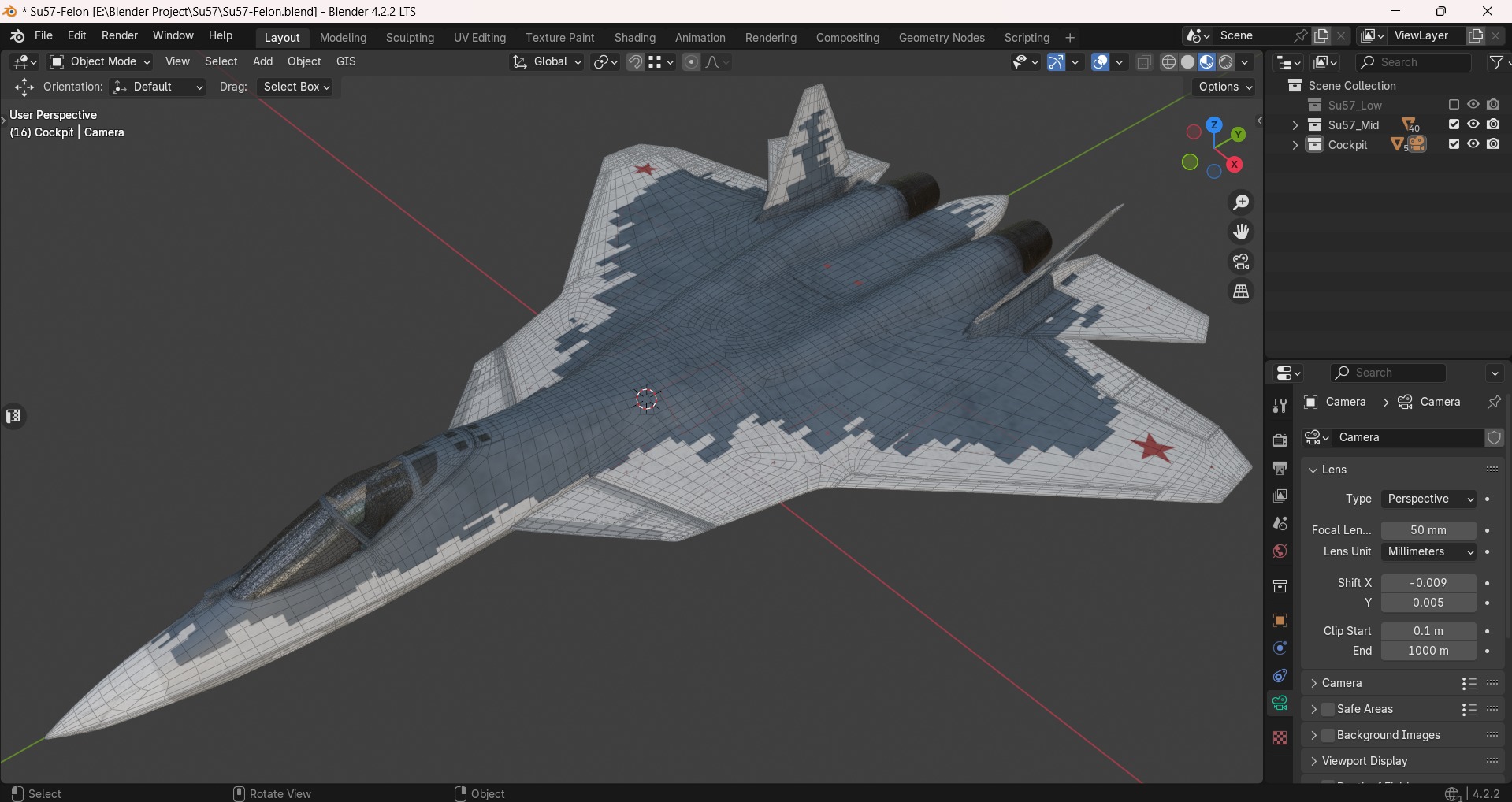 SU57-Felon free 3D model | CGTrader