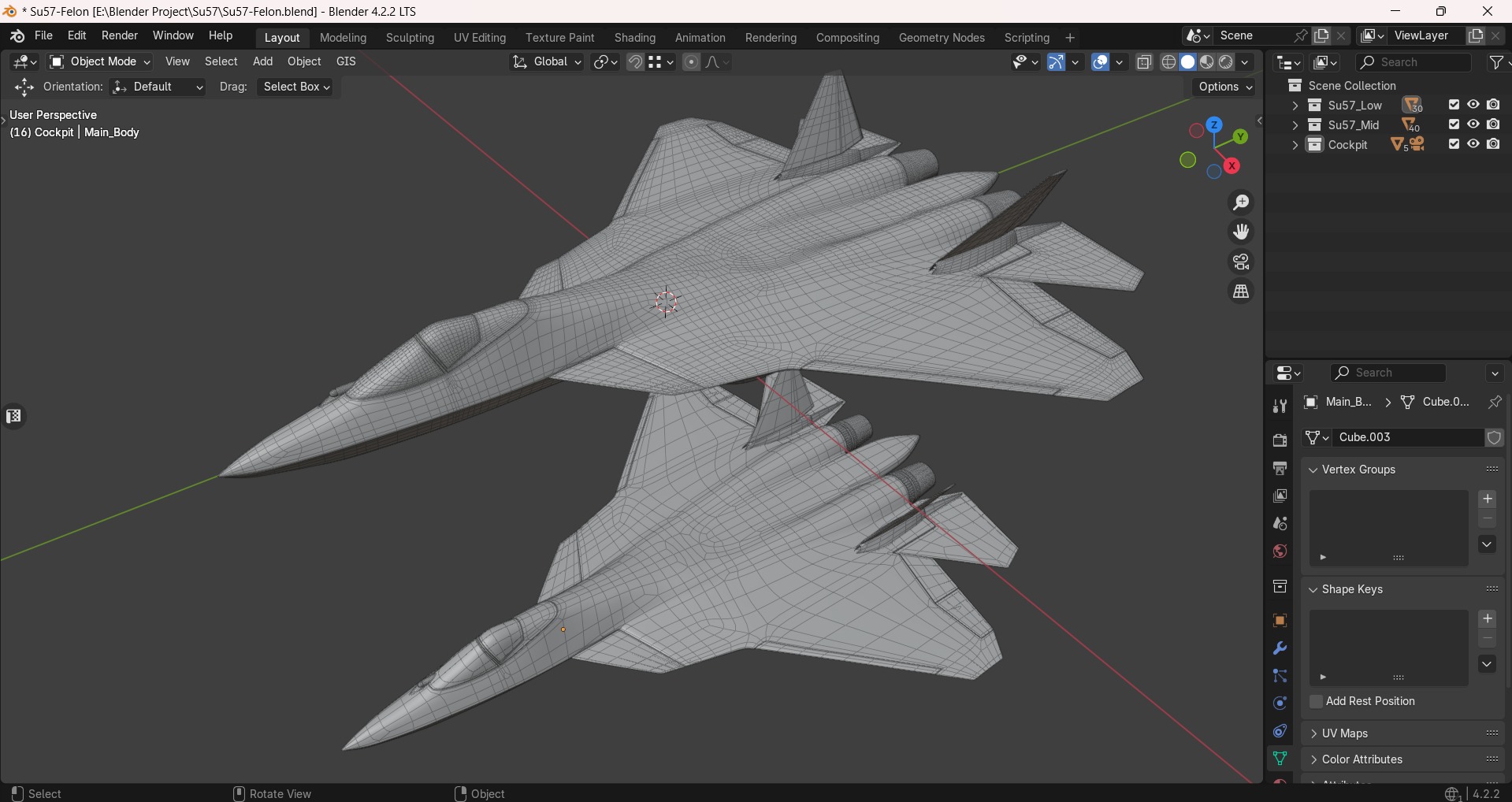 SU57-Felon free 3D model | CGTrader