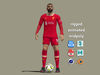 Mohamed Salah Liverpool 24-25 animation 3D model animated rigged | CGTrader