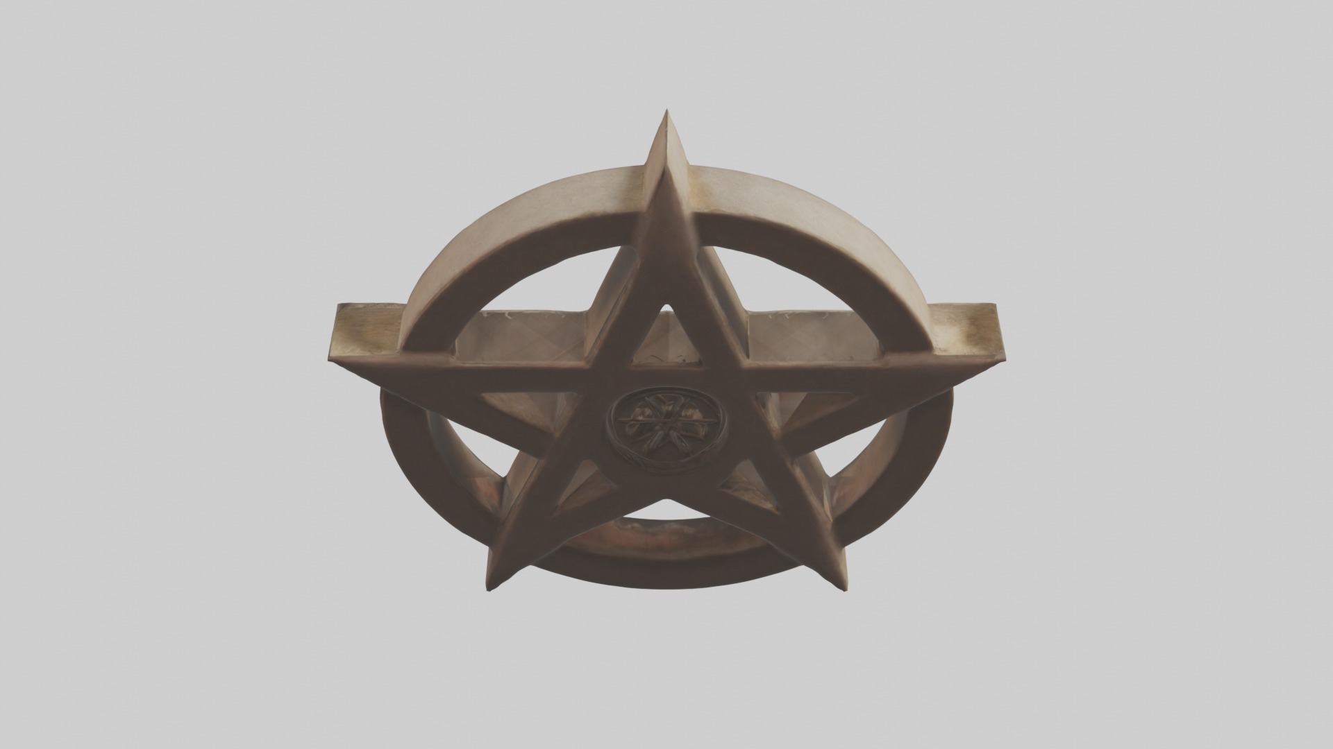 3D model Pentagram Model VR / AR / low-poly | CGTrader