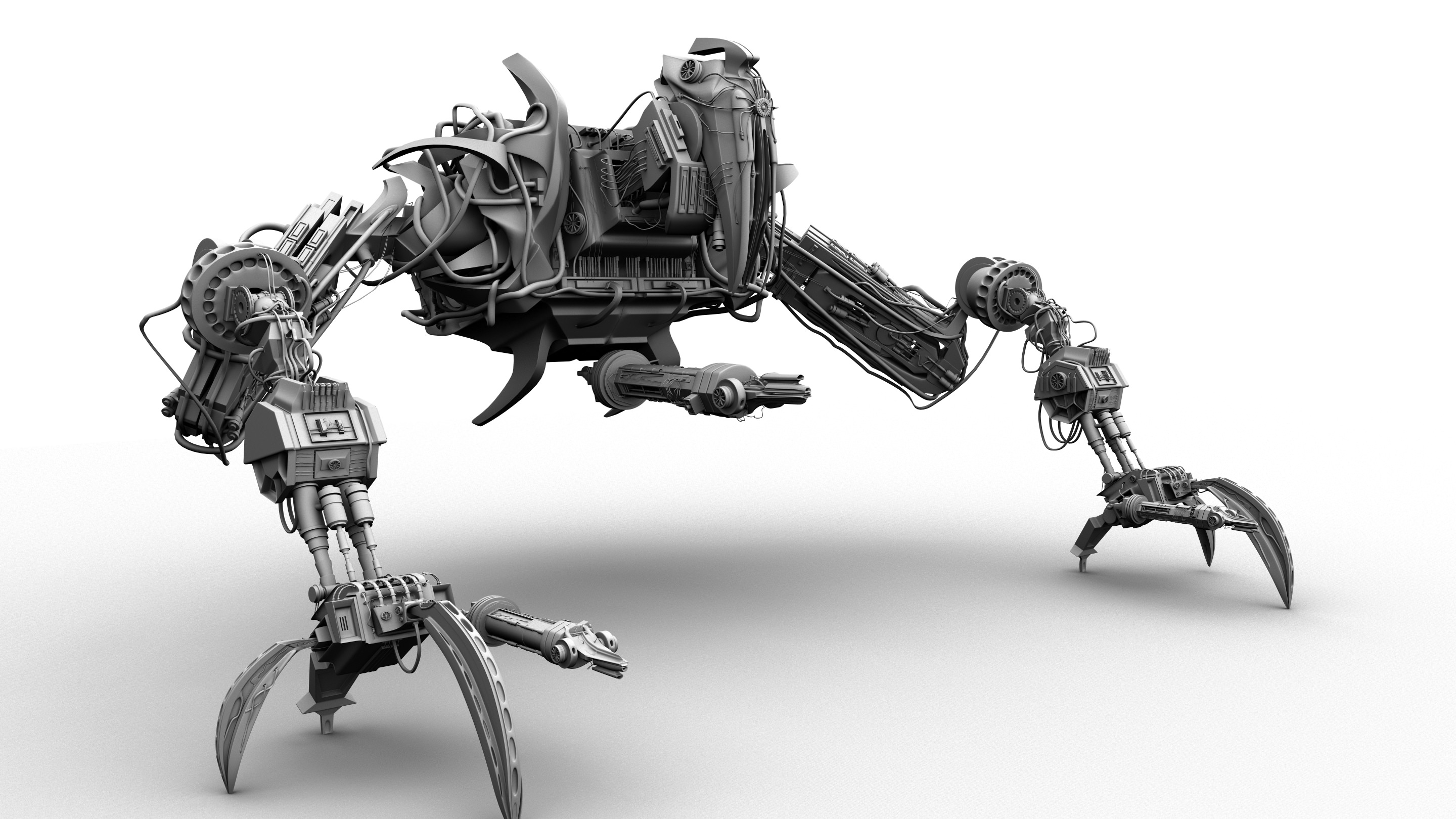 Titan Mech 3D Model .ma .mb - CGTrader.com