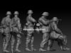 5 GERMAN SOLDIERS WAFFEN SS ACTION 3D model 3D printable | CGTrader
