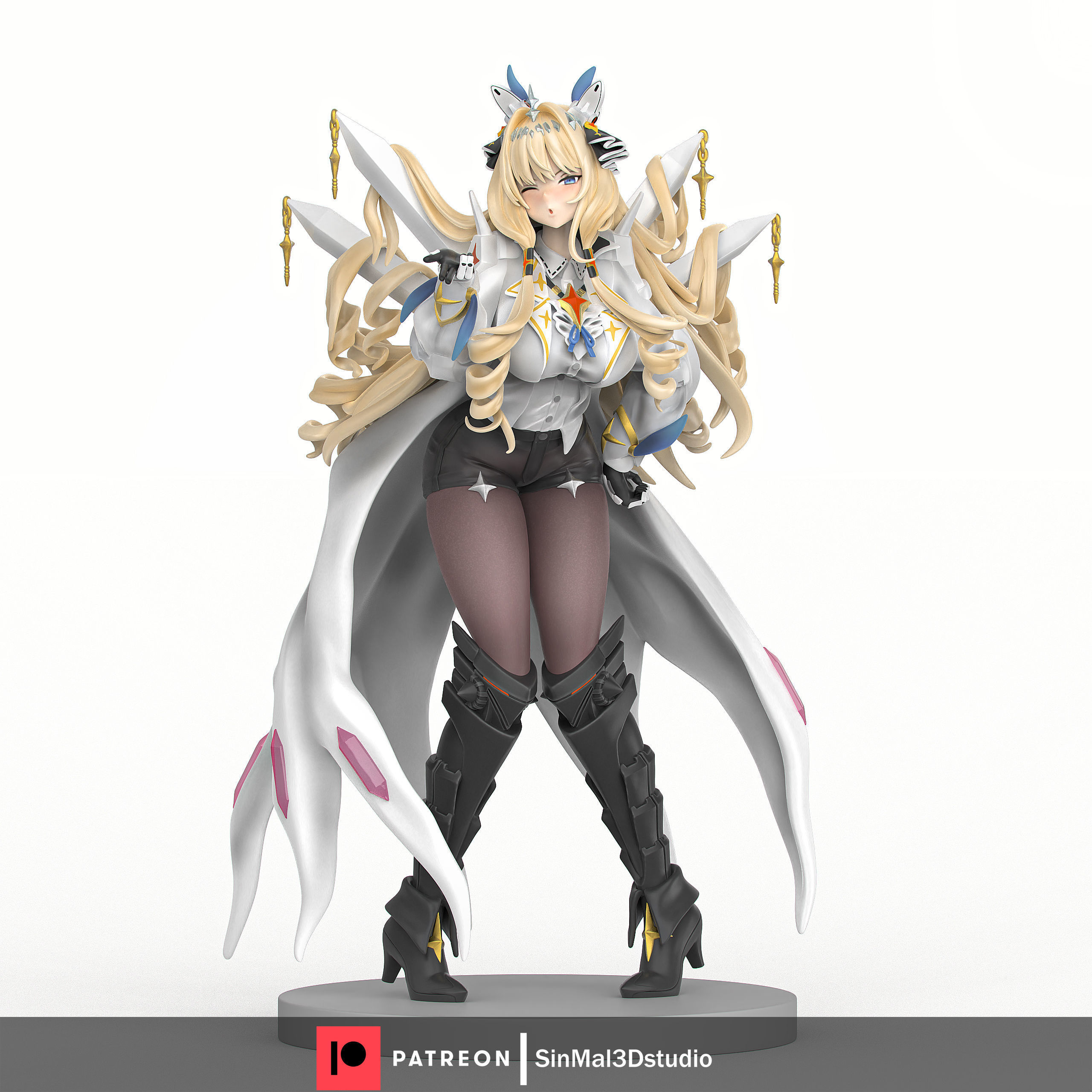 Nikke Crown 3D model 3D printable | CGTrader