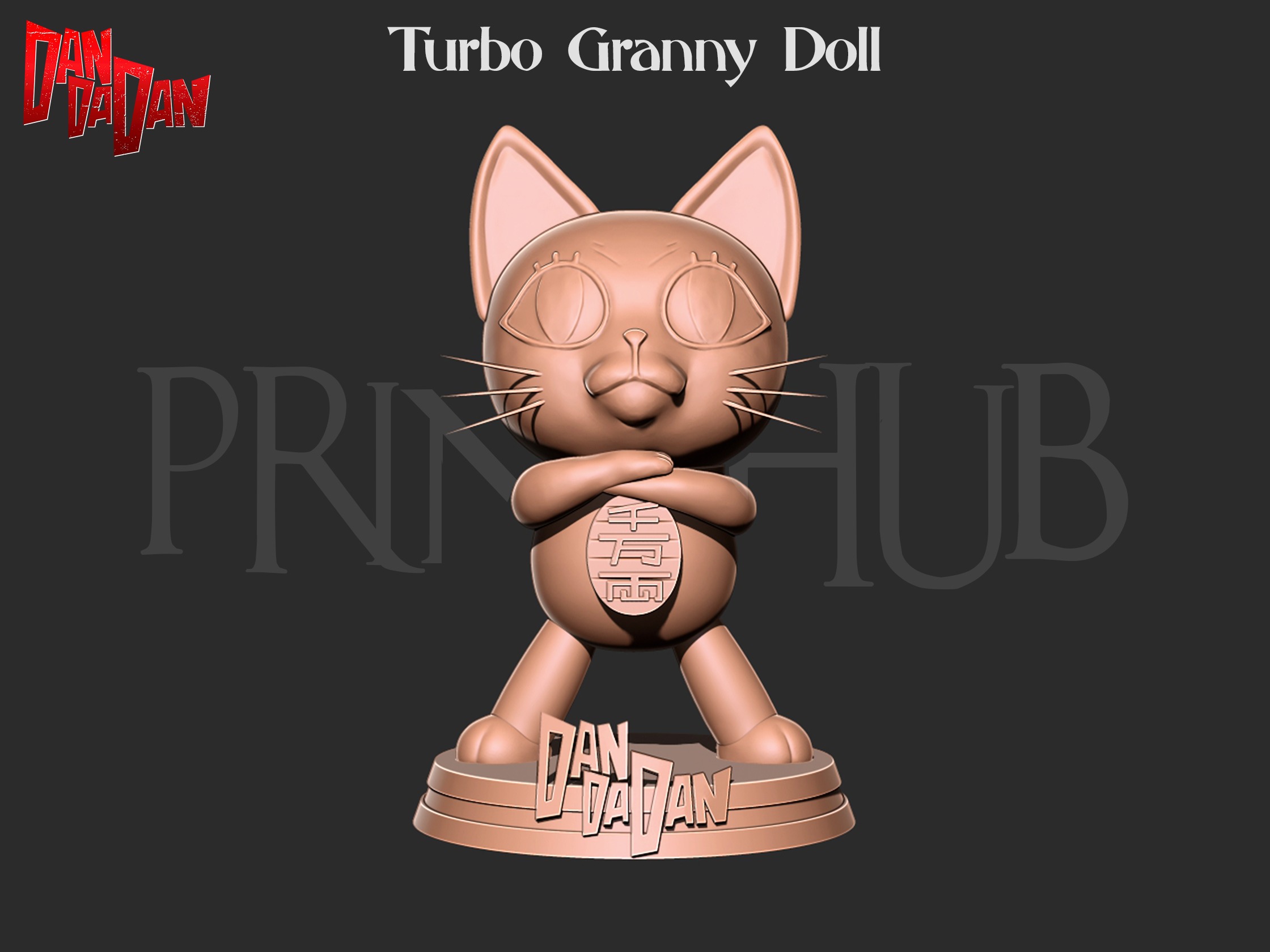 Turbo granny doll - Dandadan 3D model 3D printable | CGTrader
