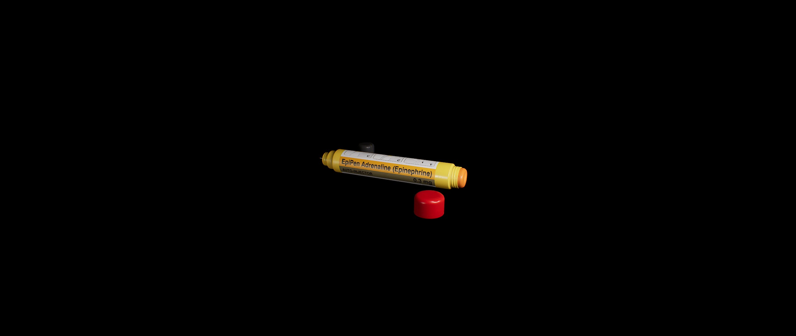 3D model Adrenaline Injector I PBR Model I Game Ready VR / AR / low ...