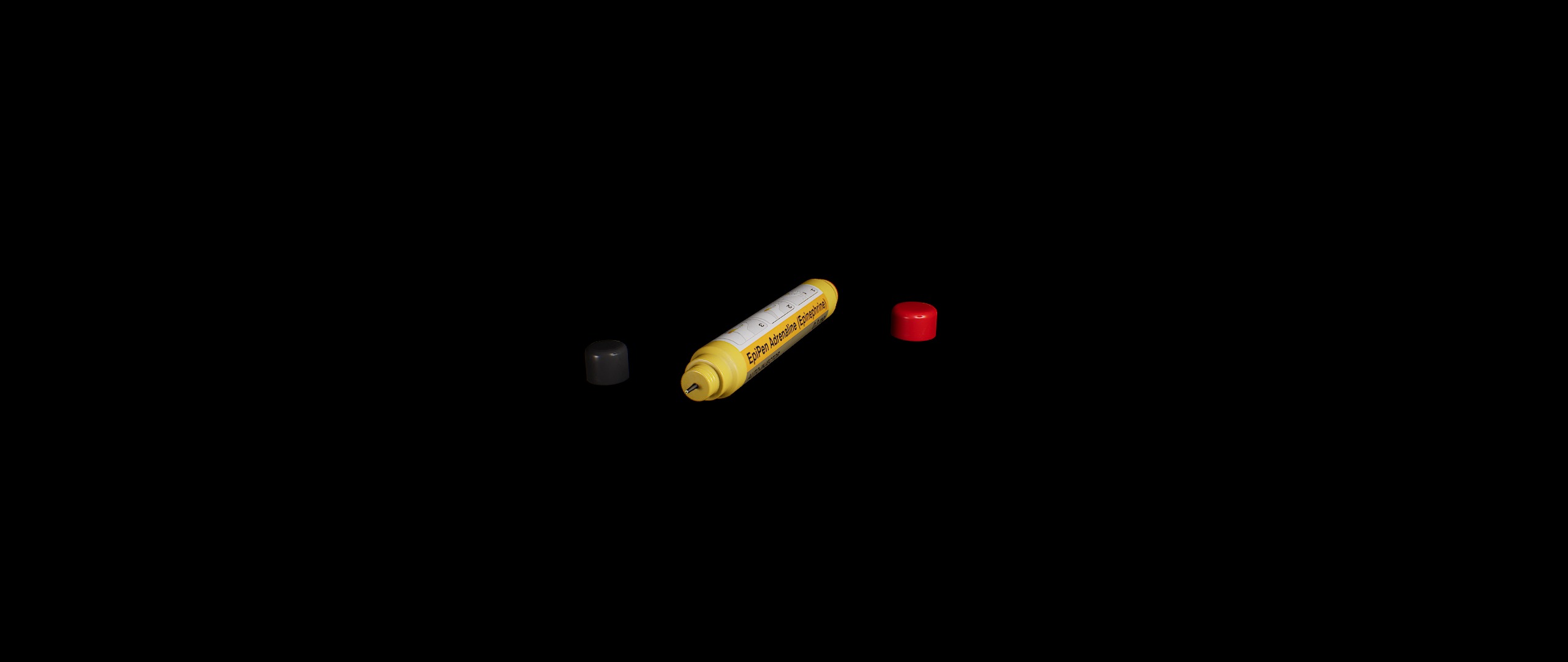 3D model Adrenaline Injector I PBR Model I Game Ready VR / AR / low ...