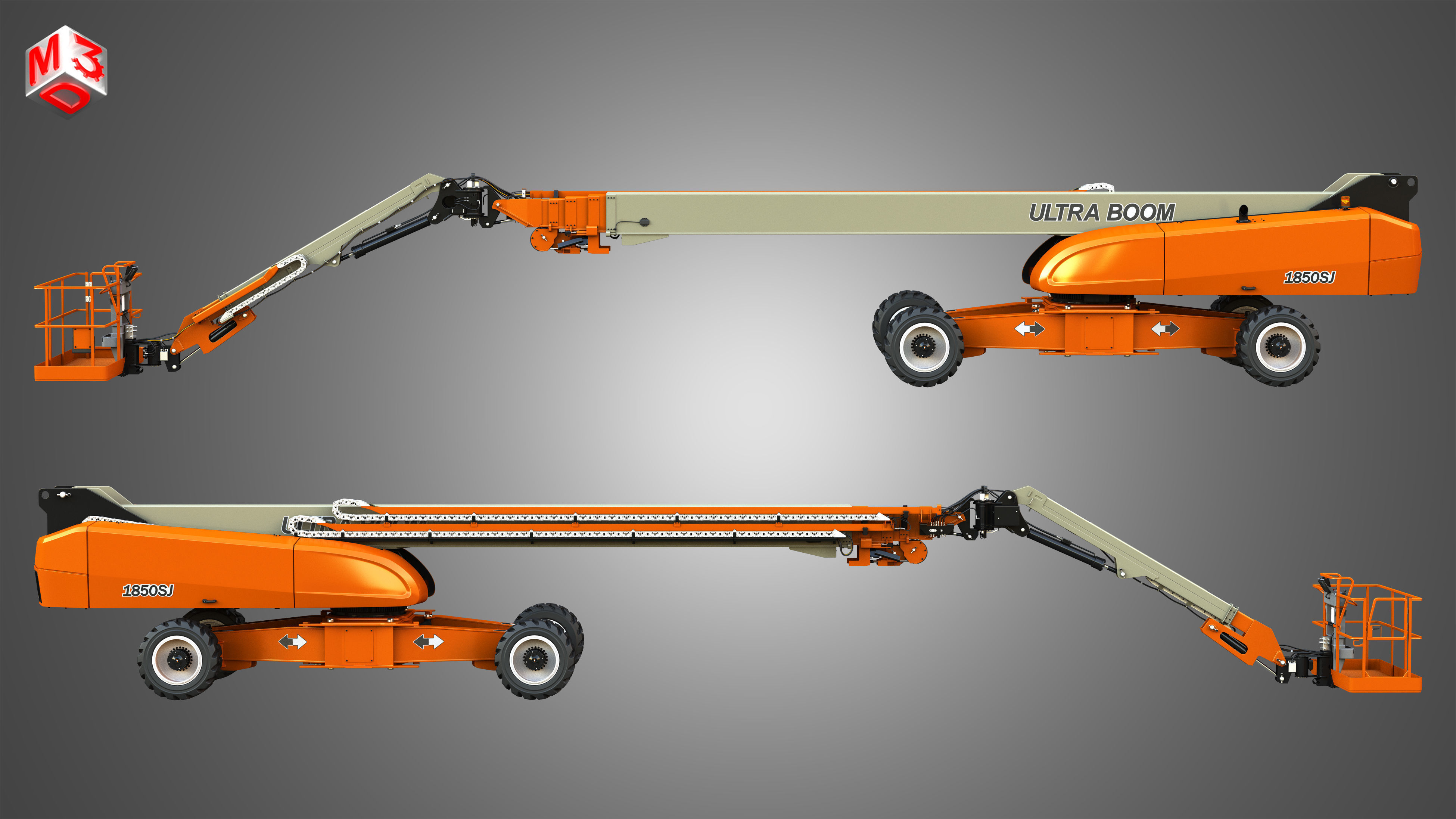 1850SJ Ultra Telescopic Boom Lift 3D model | CGTrader