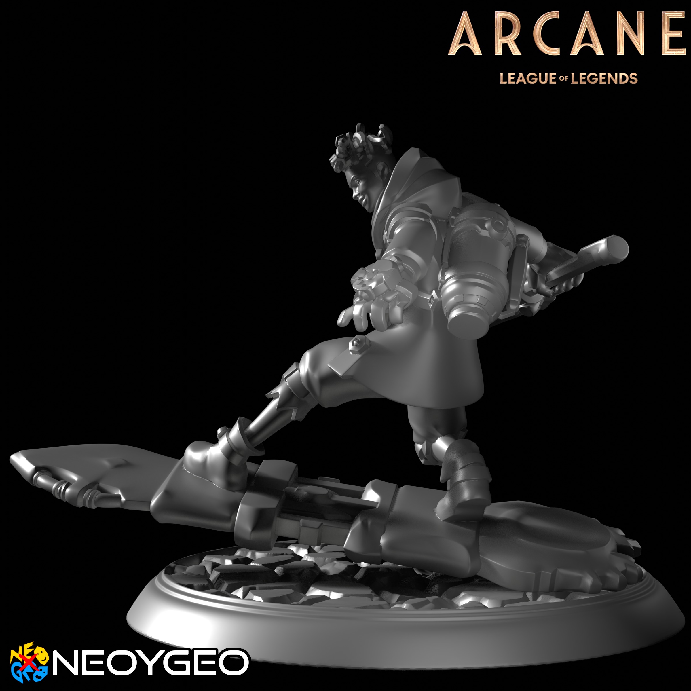 EKKO ARCANE FIRELIGHT - LEAGUE OF LEGENDS 3D model 3D printable | CGTrader