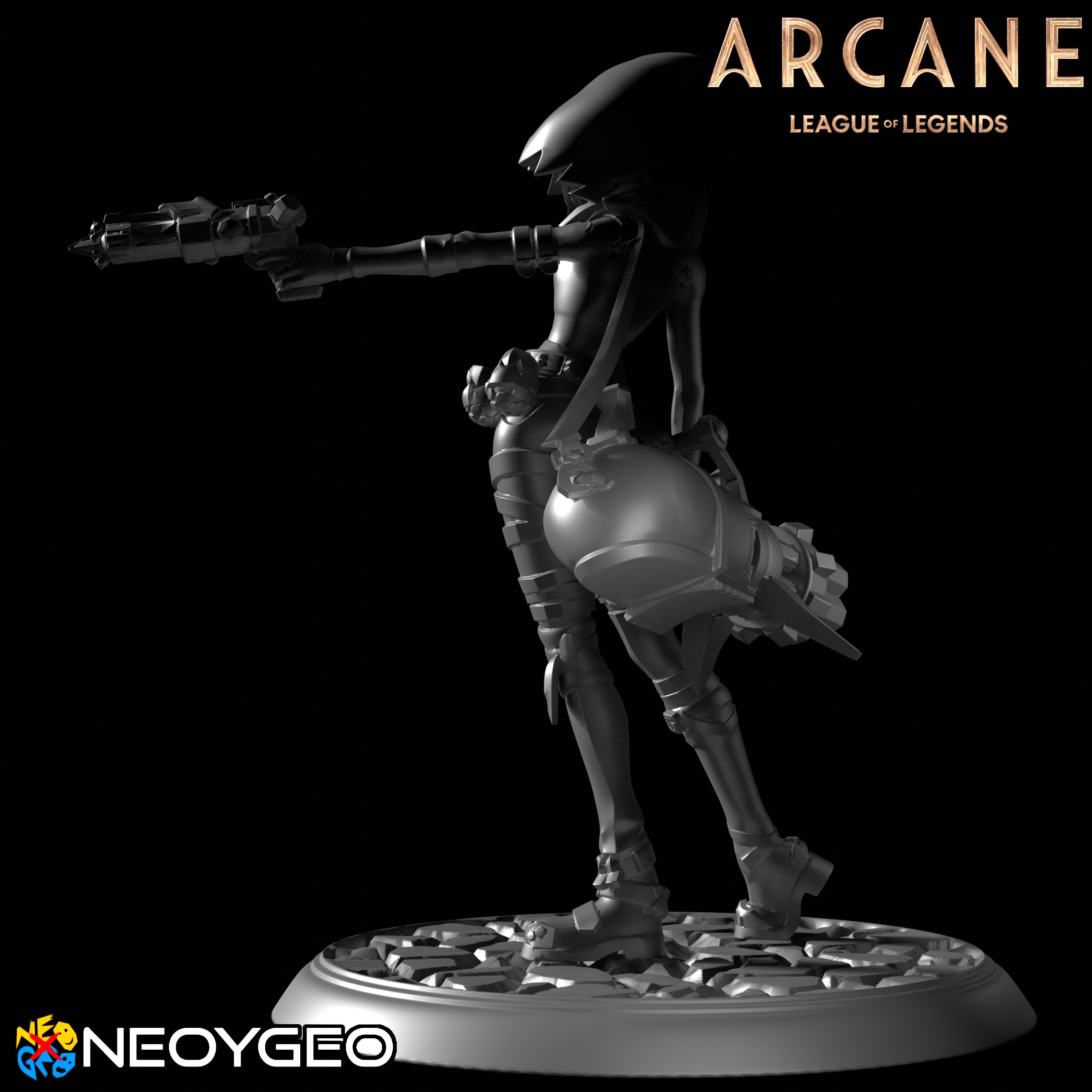 JINX ARCANE PRODIGY - LEAGUE OF LEGENDS 3D model 3D printable | CGTrader