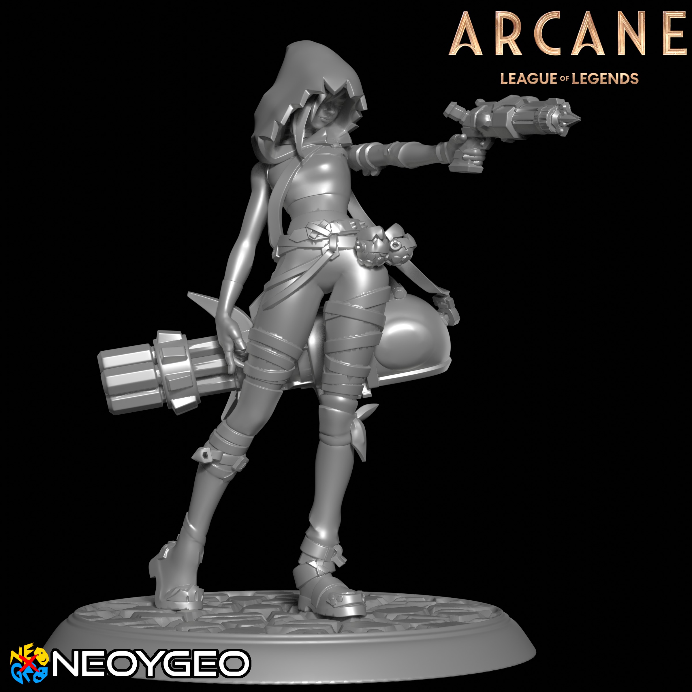 JINX ARCANE PRODIGY - LEAGUE OF LEGENDS 3D model 3D printable | CGTrader