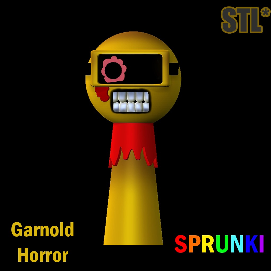 3D Sprunki Incredibox Garnold Horror Sprunki STL 3D Character 3D model ...