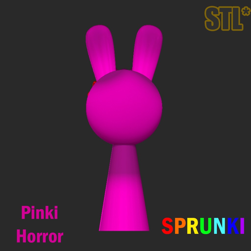 3D Sprunki Incredibox Pinki Horror Sprunki STL 3D 3D model 3D printable ...