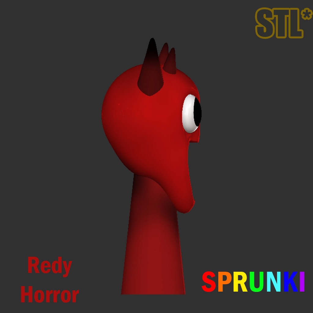 Sprunki Incredibox Redy Horror Sprunki STL 3D 3D model 3D printable ...
