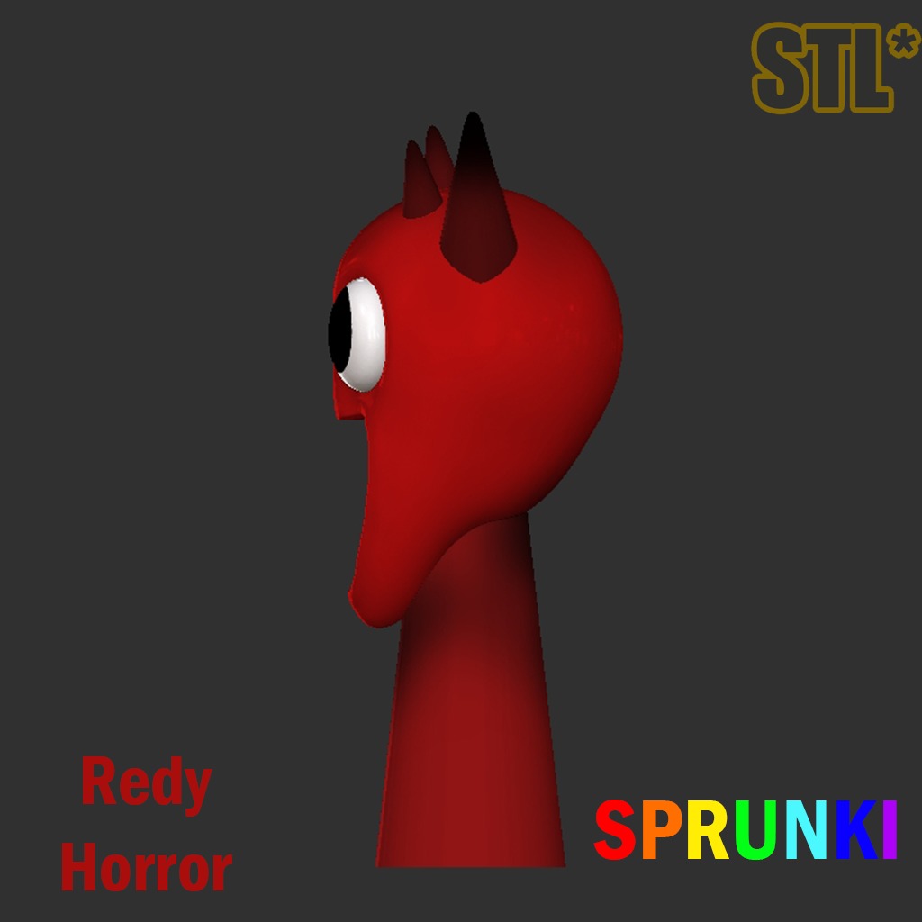 Sprunki Incredibox Redy Horror Sprunki STL 3D 3D model 3D printable ...