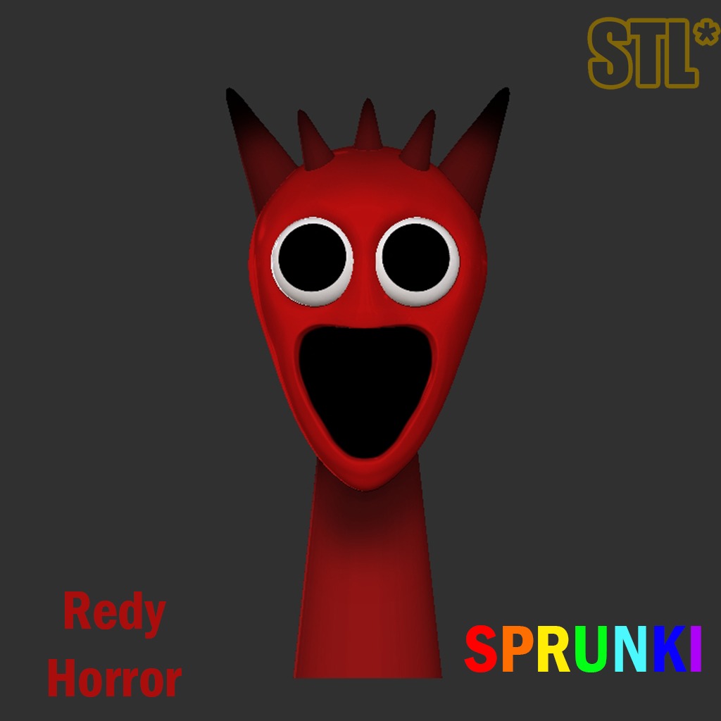 Sprunki Incredibox Redy Horror Sprunki STL 3D 3D model 3D printable ...