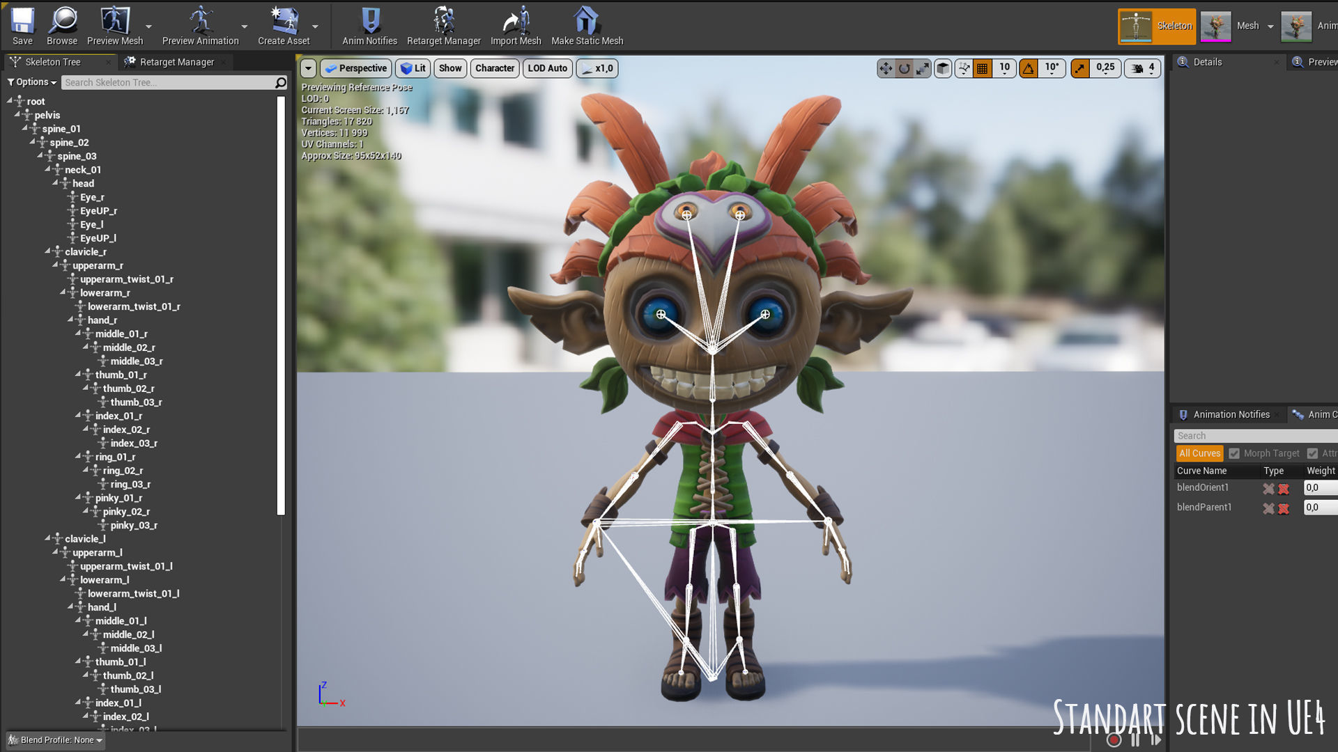 3D model Stylized Character Druid 7 VR / AR / low-poly | CGTrader