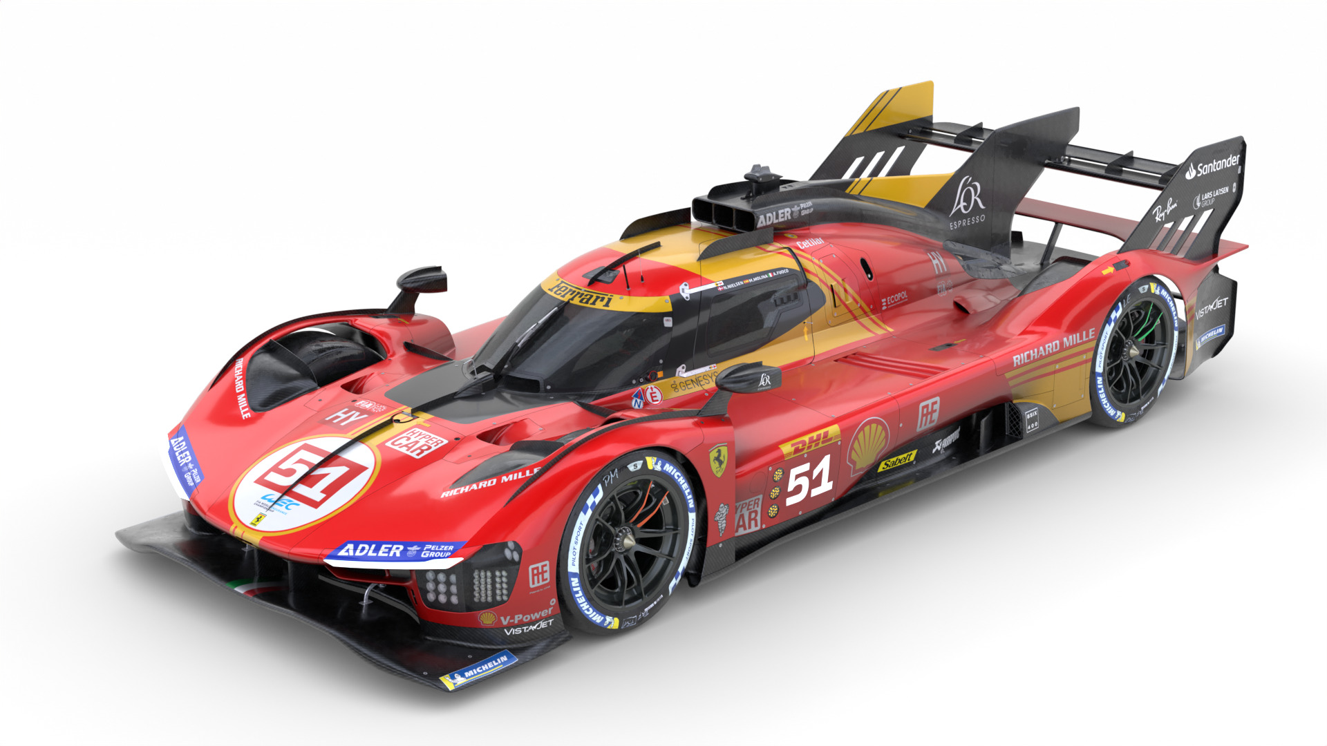 Ferrari 499p WEC 2024 3D model | CGTrader