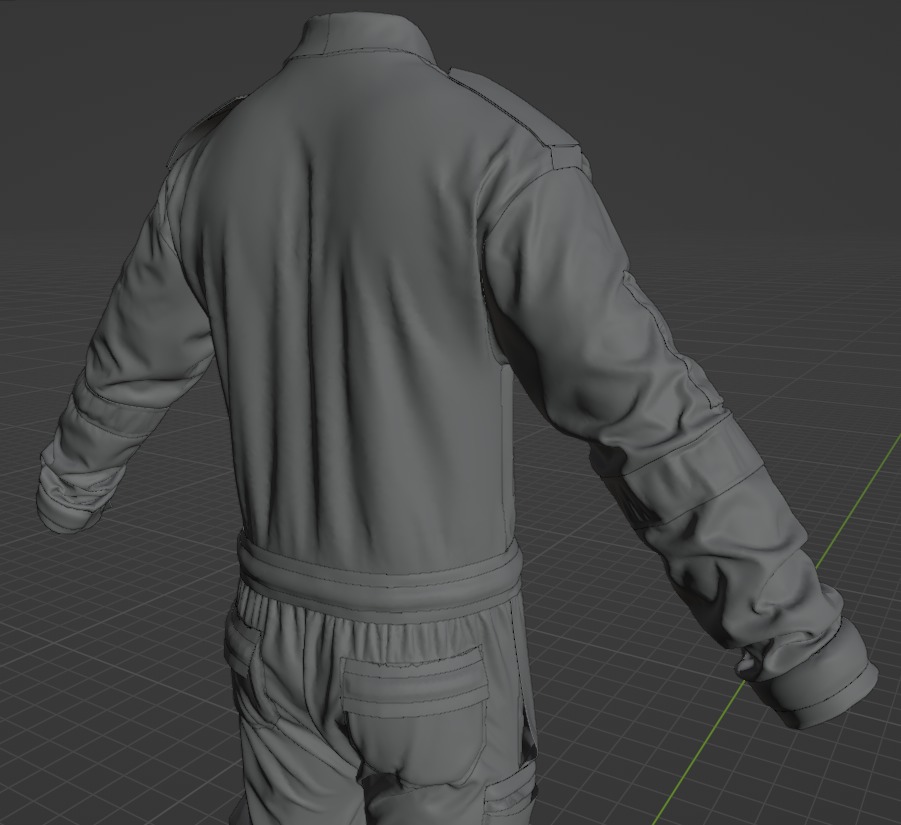 3D model NPAS Style Flight Suit - Police Aviation 3D Model for EUP VR ...