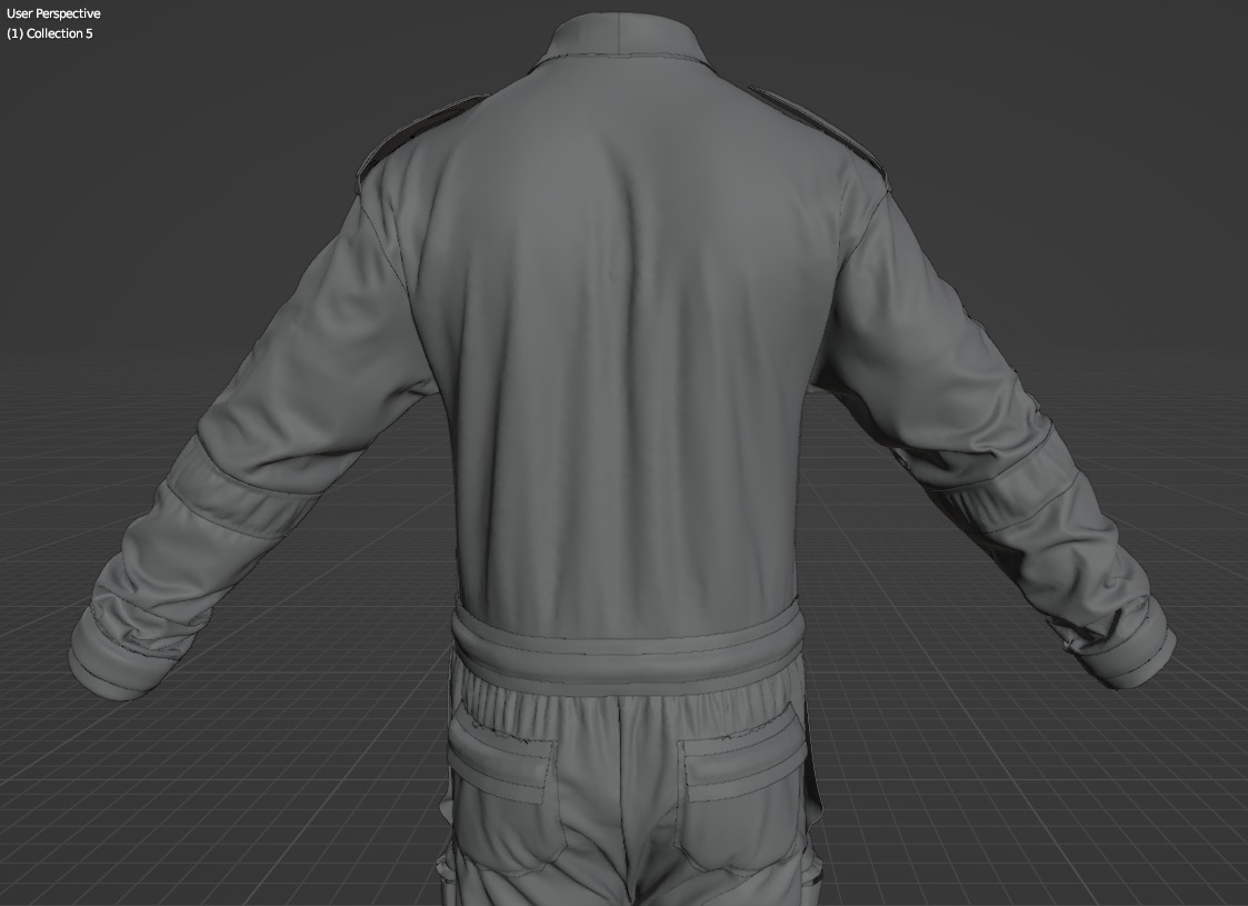 3D model NPAS Style Flight Suit - Police Aviation 3D Model for EUP VR ...