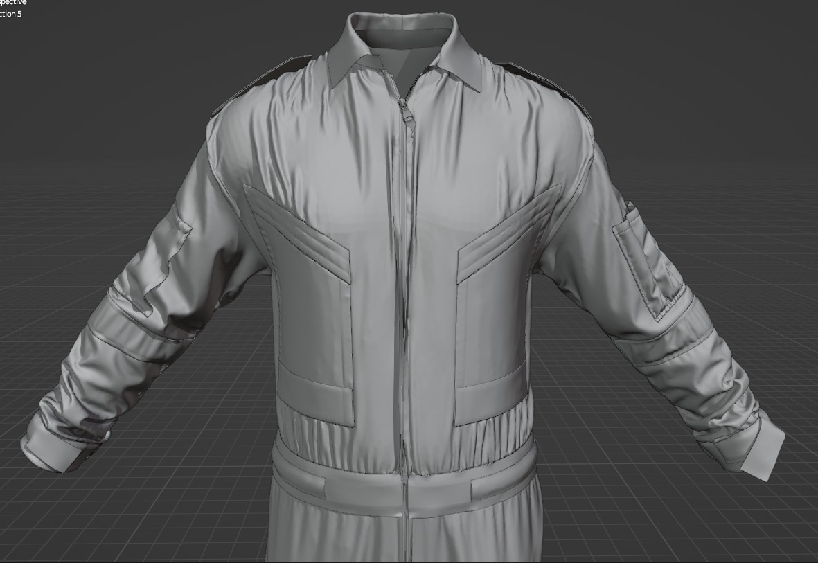 3D model NPAS Style Flight Suit - Police Aviation 3D Model for EUP VR ...