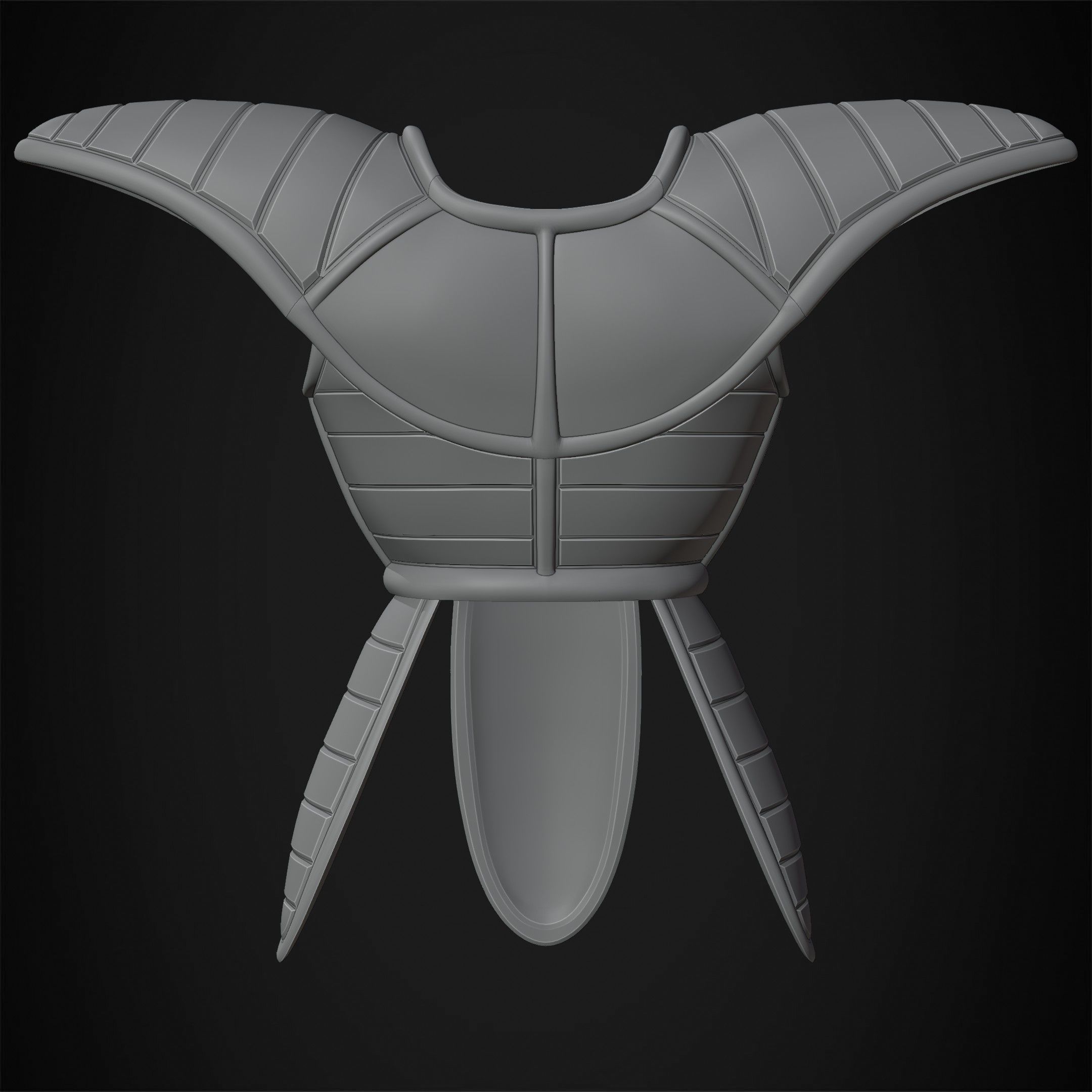 Dragon Ball Vegeta Saiyan Armor for Cosplay 3D model 3D printable ...